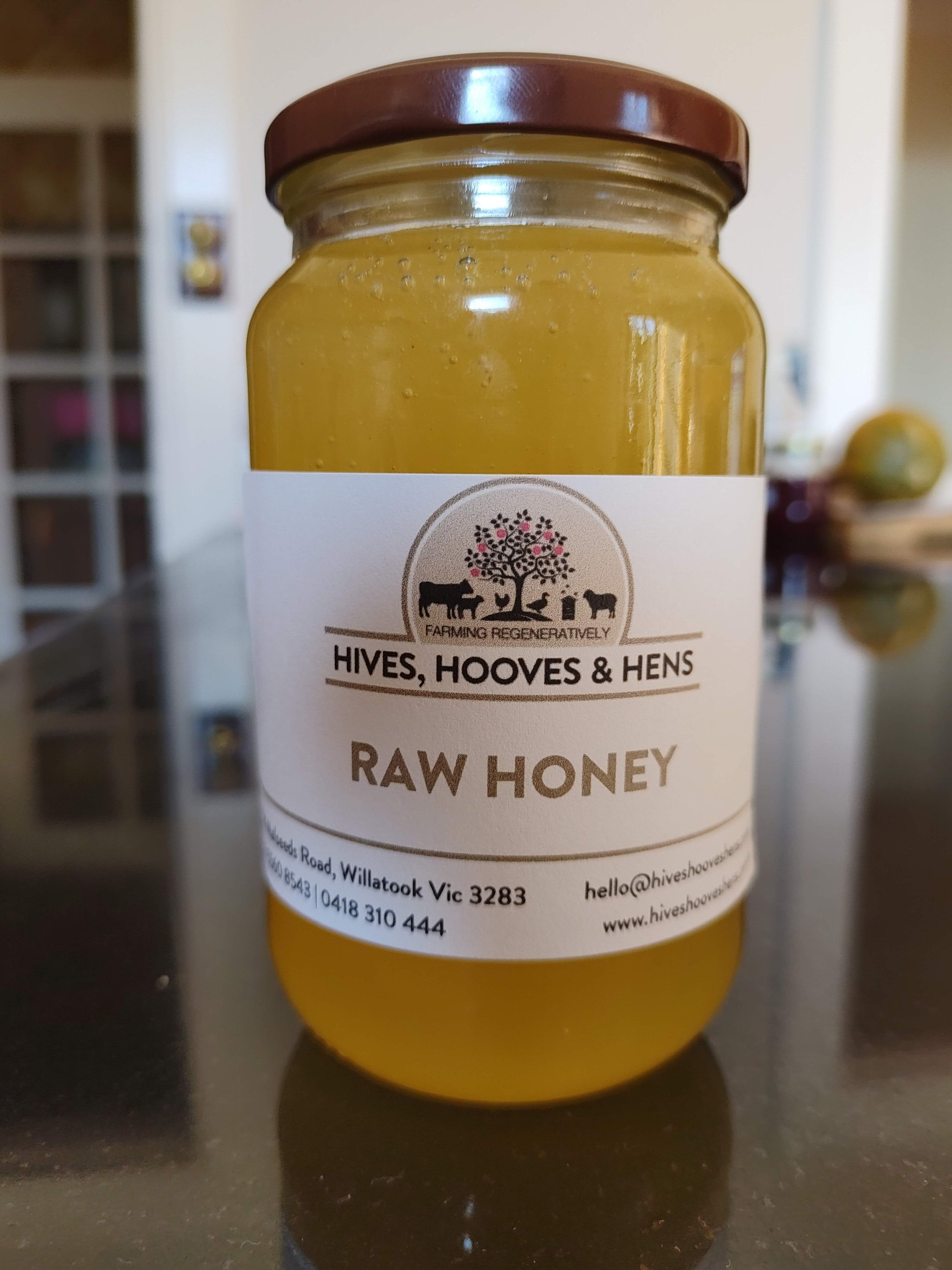 Raw Honey | Hives, Hooves & Hens - Grass Fed & Finished Lamb & Beef ...